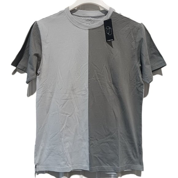 Original Use | Shirts | Original Use Mens Gray Colorblock Short Sleeve ...